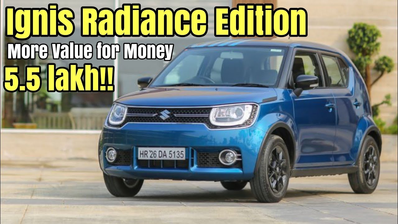 Maruti Suzuki Ignis Radiance edition 2024!! Best option? - YouTube