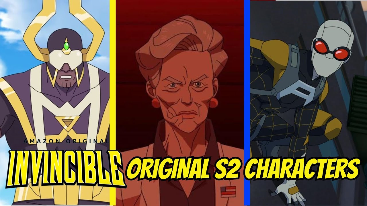 EVERY ORIGINAL INVINCIBLE CHARACTER FROM AMAZON PRIME'S INVINICBLE ...