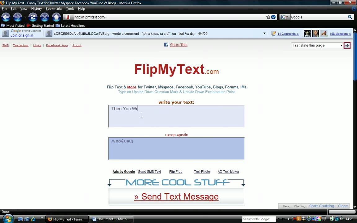 How To Flip Letters Upside Down - YouTube
