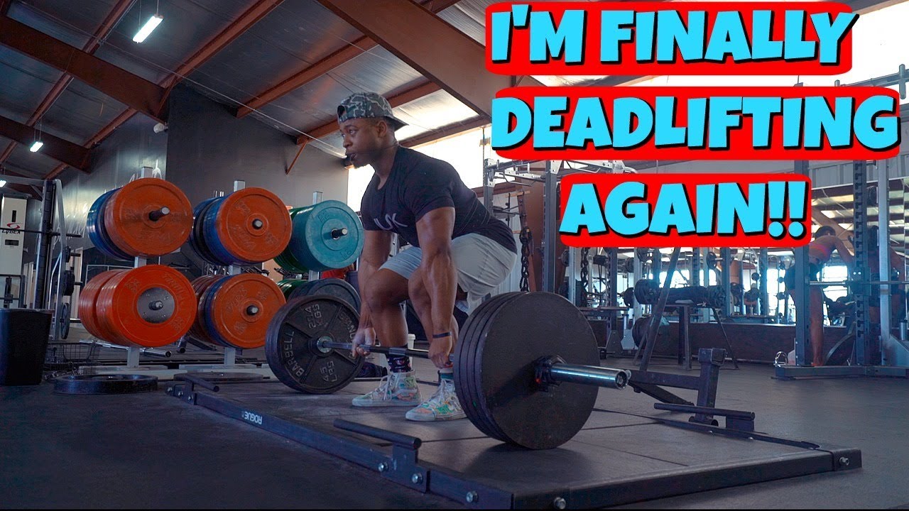 My 1st Deadlift Post-Back Injury | Will I Be Okay? - YouTube