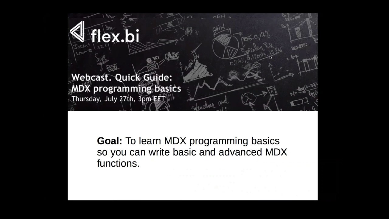 MDX programming basics - YouTube