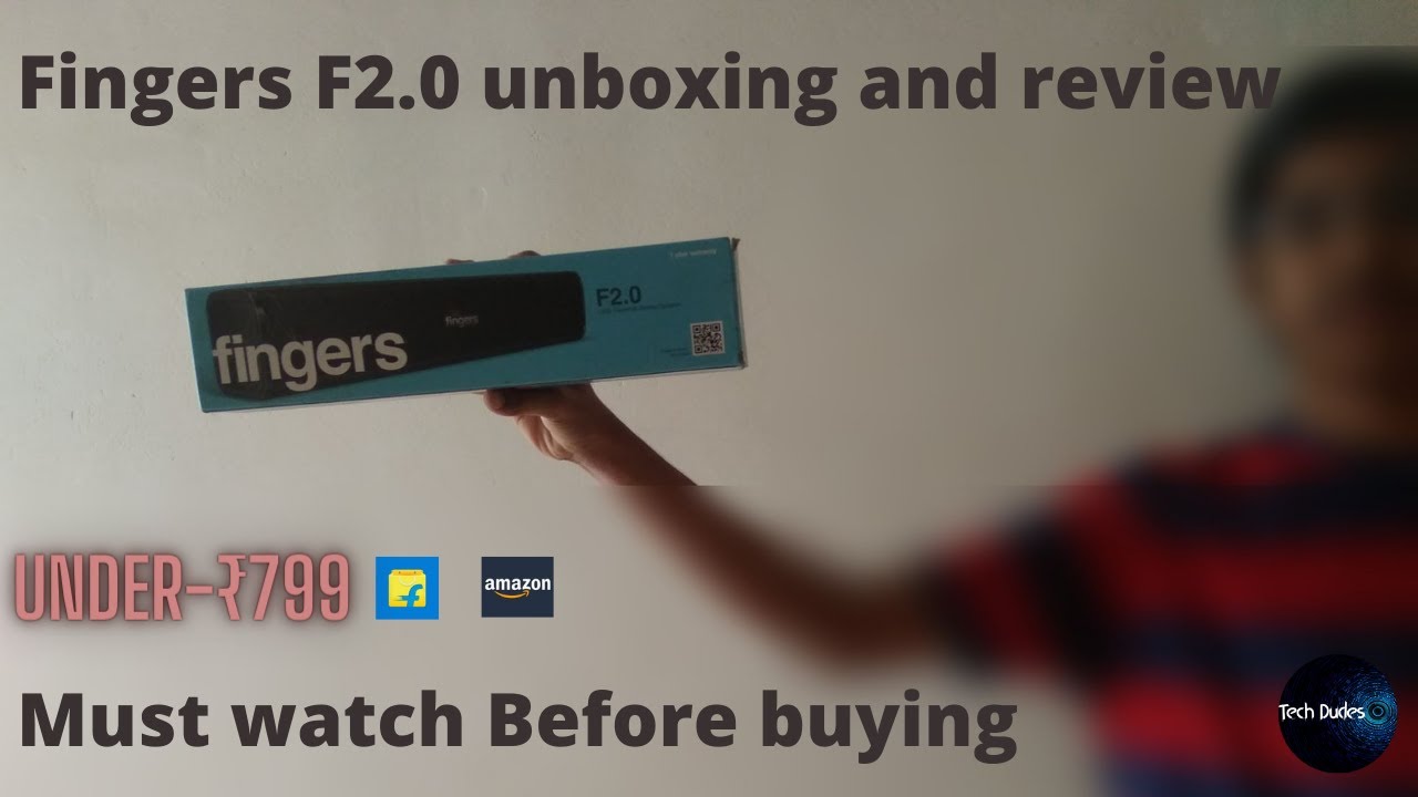 Fingers F2.0 Unboxing under ₹800 and review - YouTube