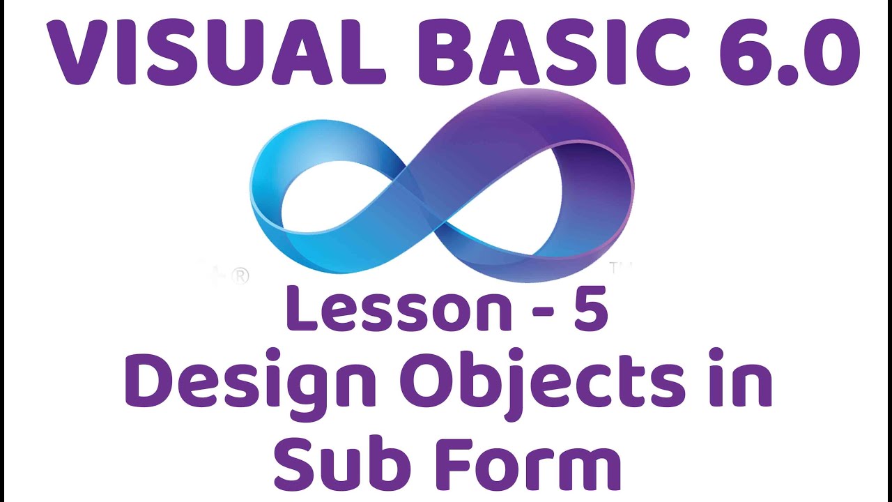 Visual Basic 6 0 Design Objects In Sub Form YouTube Visual Basic 6 0 Design Objects In Sub Form YouTube