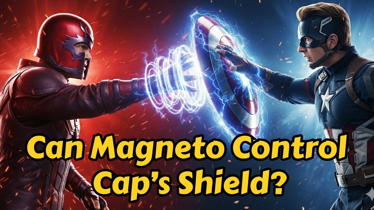 Can Magneto Control Captain America’s Shield | Epic Superpower Question ...