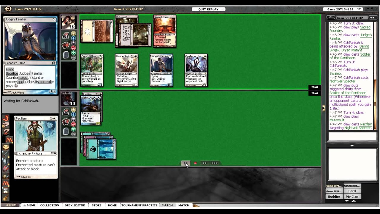 Familiar Magic The Gathering Judge