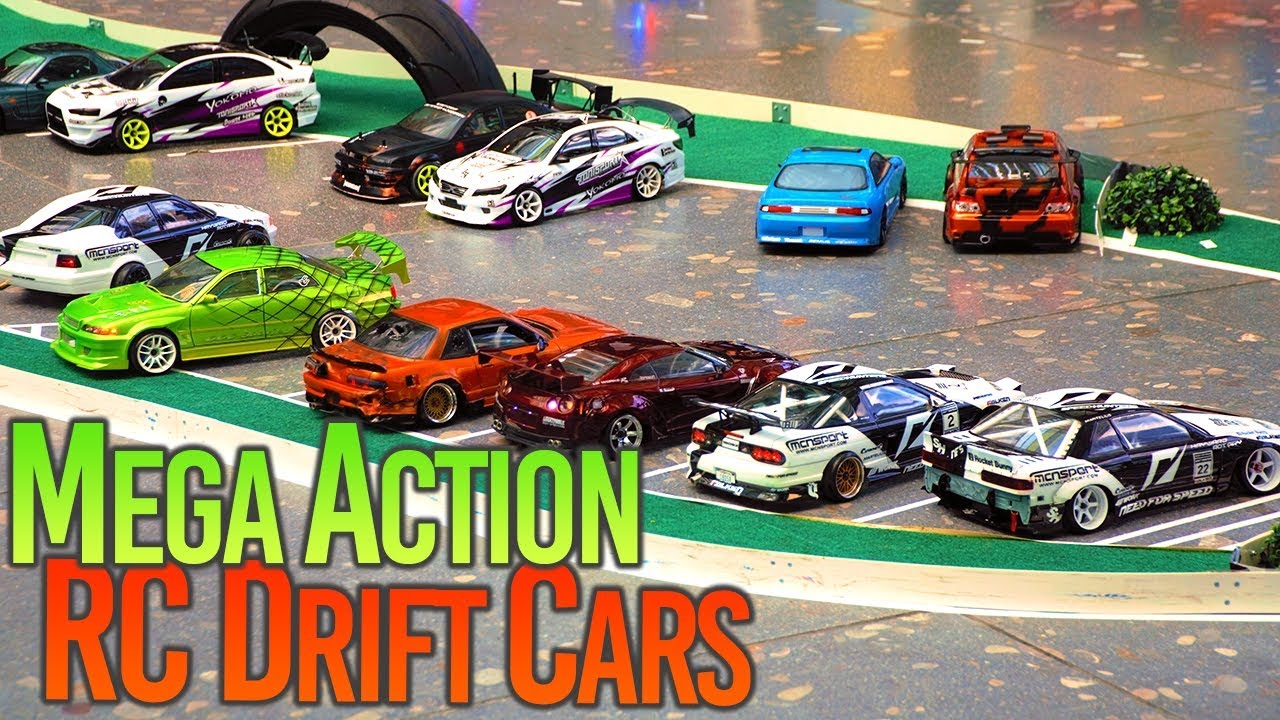 MEGA RC DRIFT CARS IN ACTION!! DEVILS DRIFT CREW | MODELL & TECHNIK ...