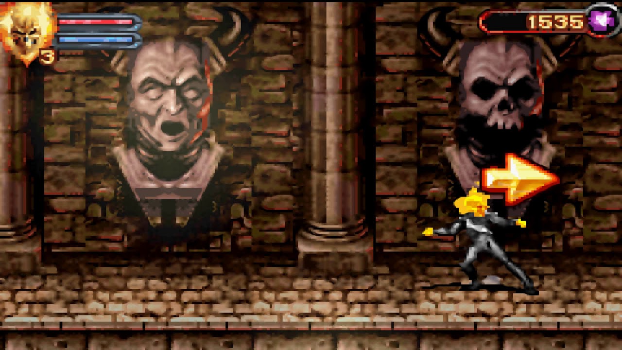 [Human (Normal)] Part 3 - Ghost Rider (GBA) - Level 1.3 - Escape From ...