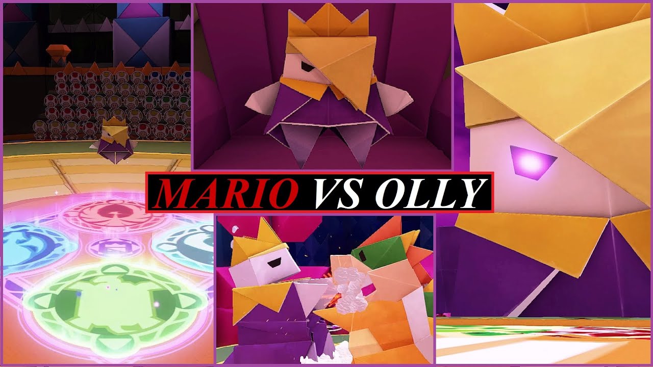 Paper Mario The Origami King - Mario VS Olly Battaglia FINALE - (cfr ...