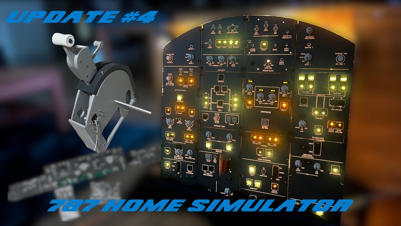 Backlighting, Throttle and new Panels?! | 787 Home Simulator Update 4 ...
