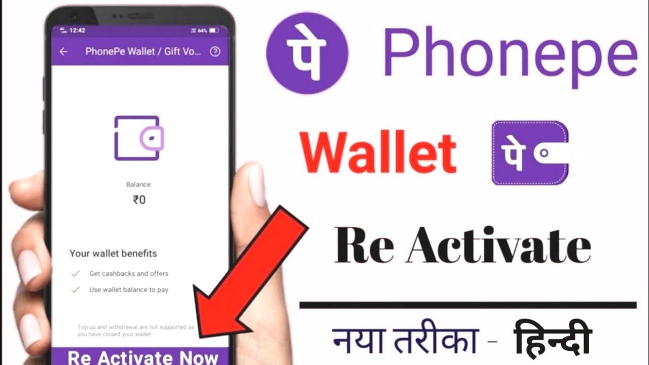 how to phonepe wallet reactivate | phonepe wallet reactivate kaise kare ...