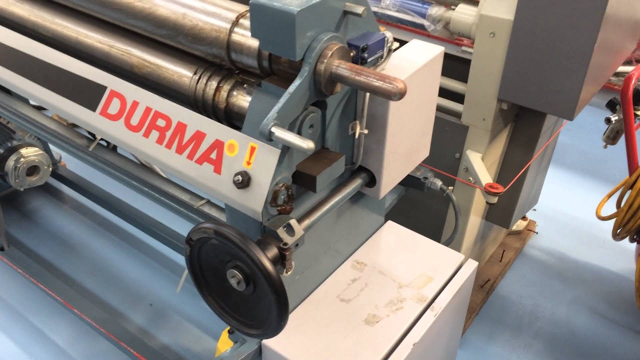 DURMA MRB-e 1203 POWER DRIVEN CURVING ROLLS - YouTube