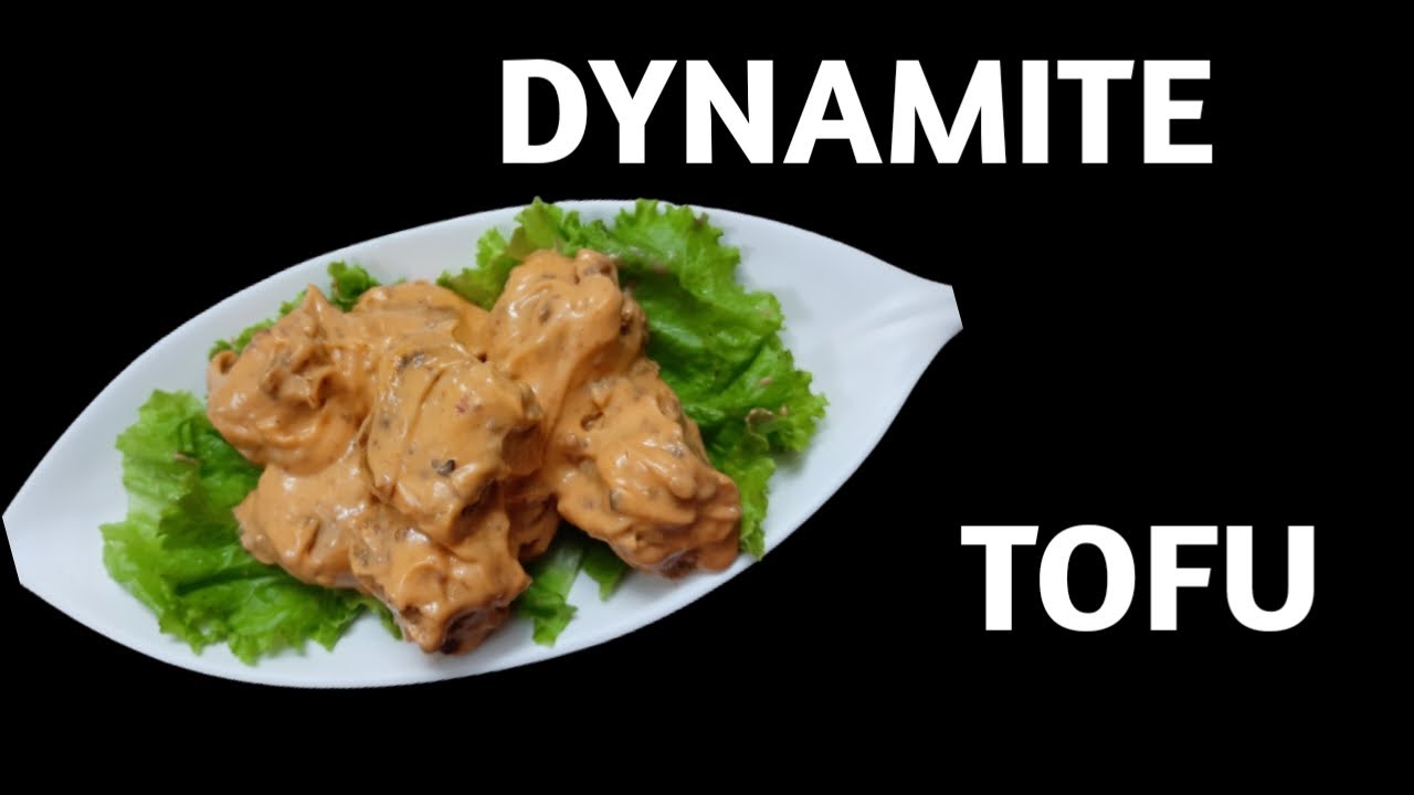 Dynamite Tofu /healthy recipe /salad /S and T foodies - YouTube