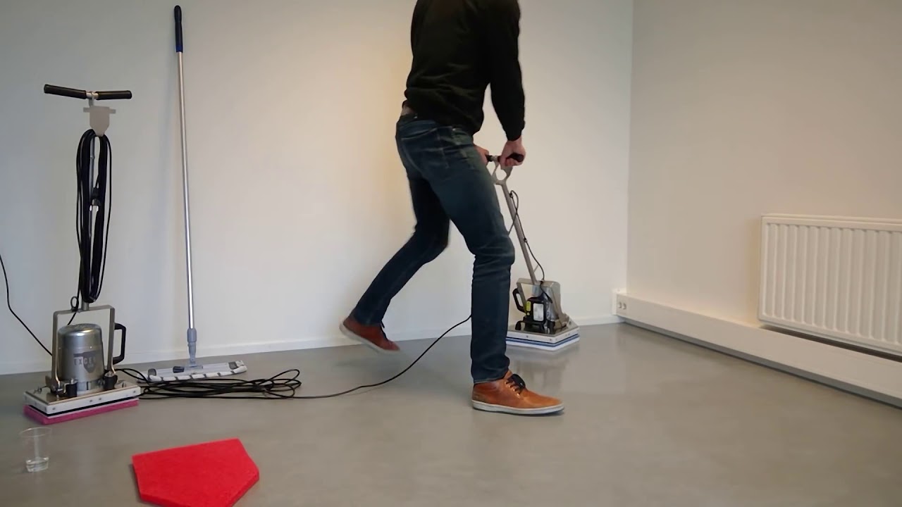 Cleaning Vinyl Floor - Excentr 30-50 | Excentr B.V. - YouTube