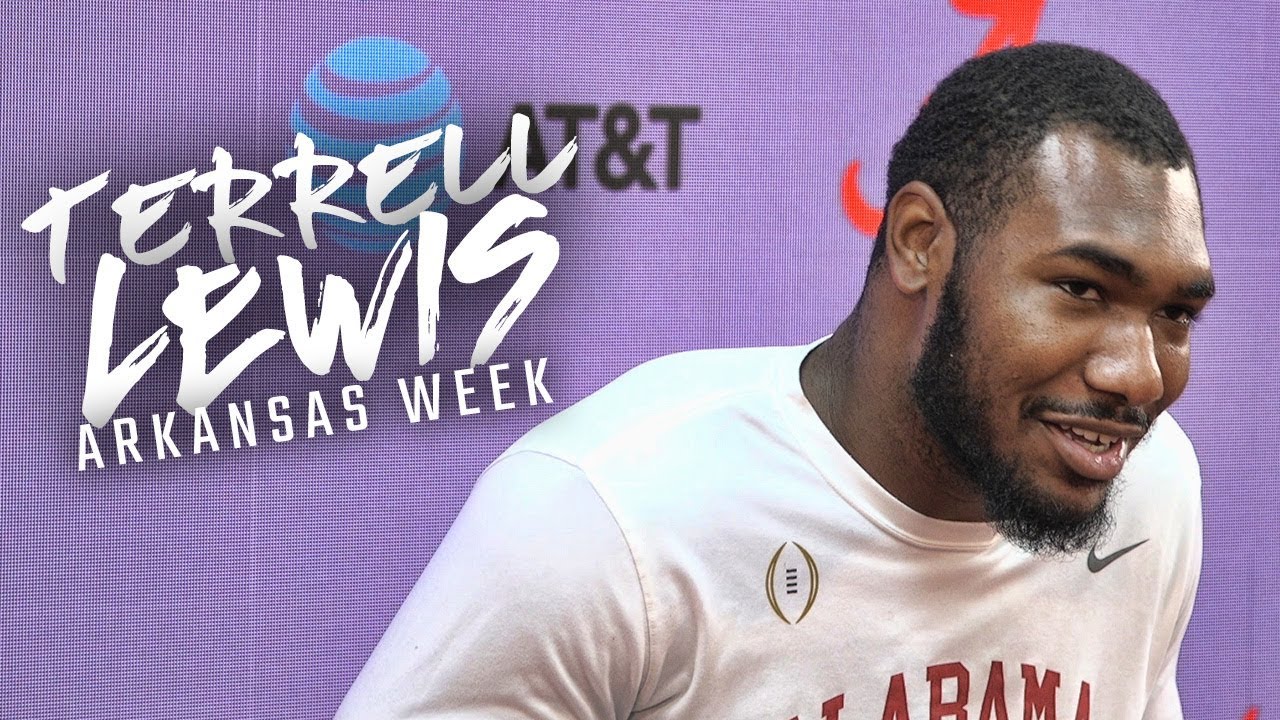 Terrell Lewis addresses the media as Alabama prepares for Arkansas ...