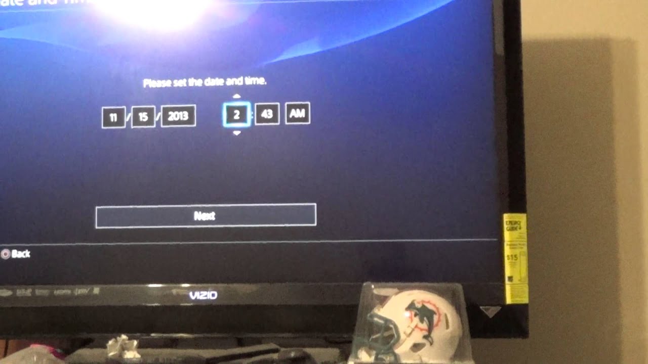 ps4 first start up - YouTube