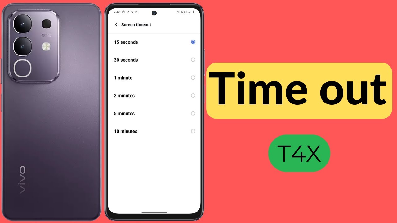 how to change lock screen timeout on vivo t4x | vivo t4x lock time ...