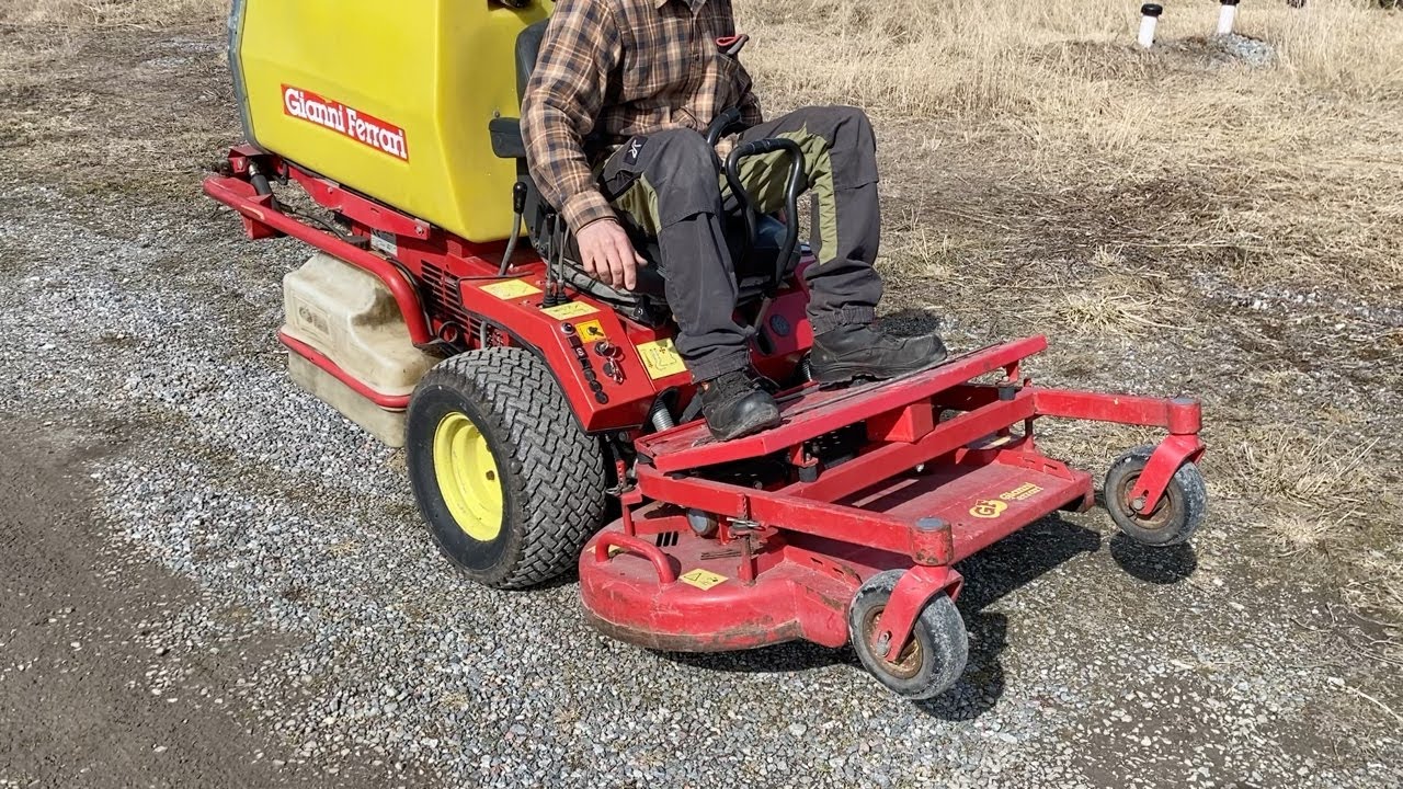 Köp Gräsklippare Gianni Ferrari 630 Turbograss på Klaravik - YouTube