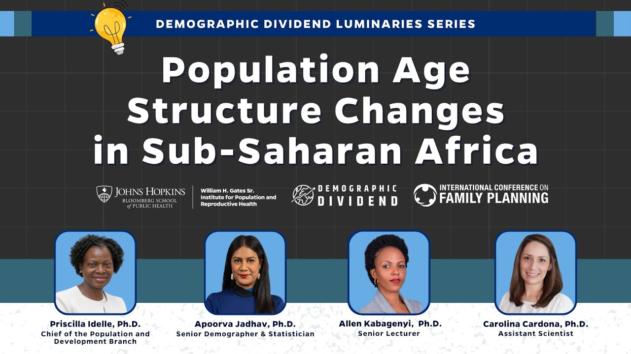 Population Age Structure Changes in Sub-Saharan Africa | DD Luminaries ...