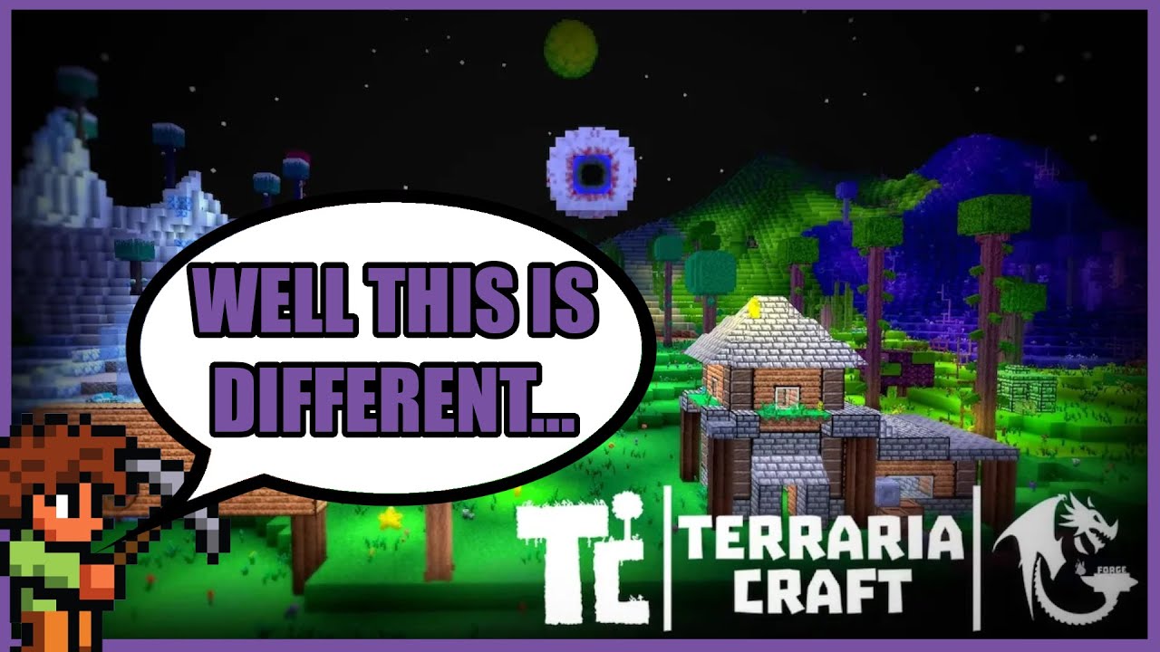 TERRARIA IN MINECRAFT IS AMAZING! (MODDED MINECRAFT - TERRARIACRAFT ...