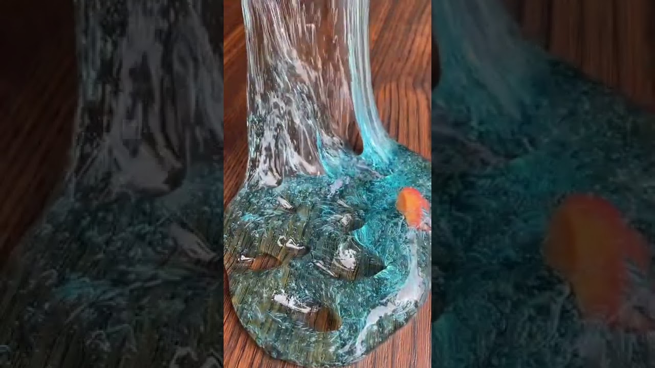 Chơi SLIME TRONG "bể cá xanh" siêu đẹp🐳🐳🐳Clear slime Jane Nguyễn - YouTube