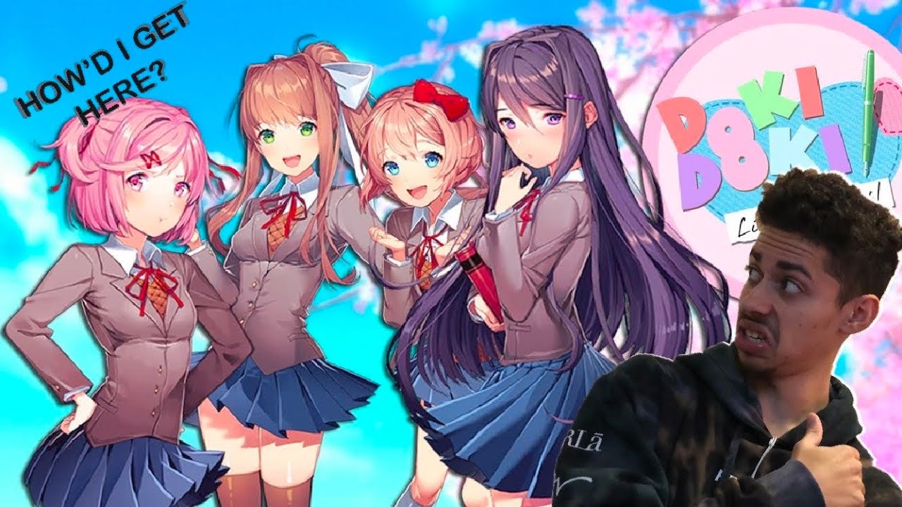 LEE SEaRChES FoR LoVe IN... DOKI DOKI? | Doki Doki Literature Club #1 ...