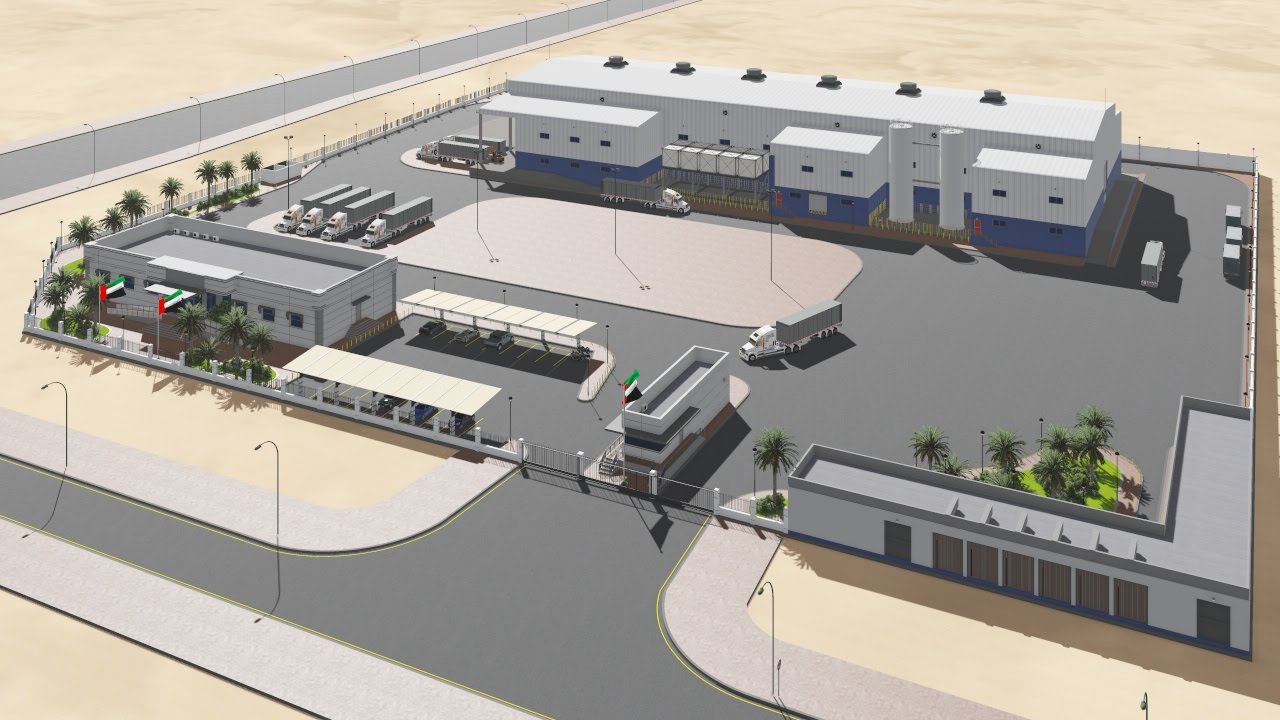 UAE ABS Factory Concept Render Visualization - YouTube