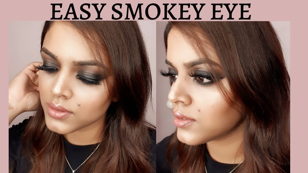 Smokey Eye | Soft glam Smokey Eye | Easy Smokey Eye| Black Smokey Eye ...