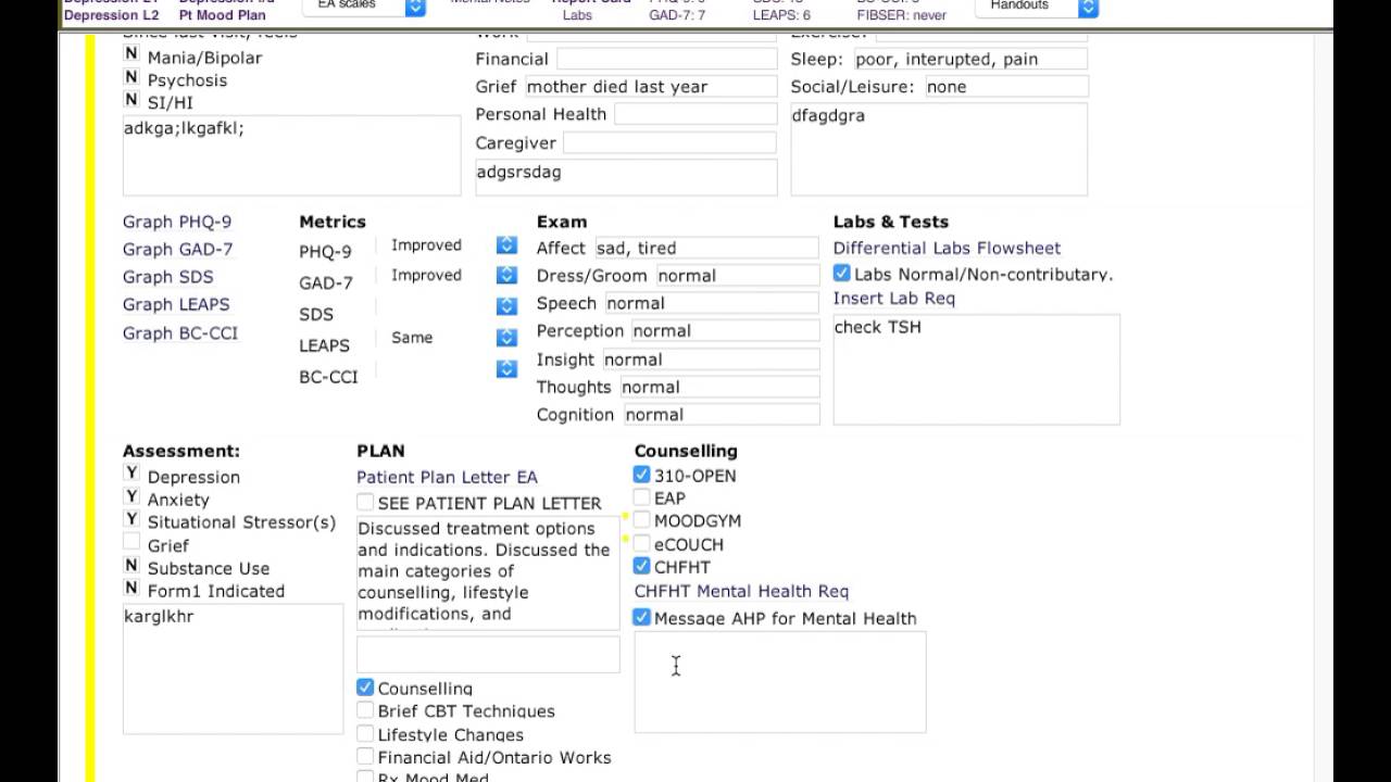 PS Suite EMR Depression Tools - stewartmedicine.com - YouTube