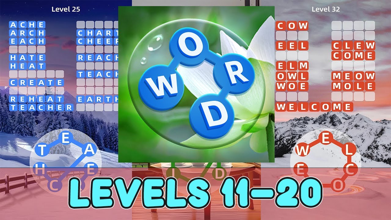 Zen Word Levels 11 - 20 Answers - YouTube