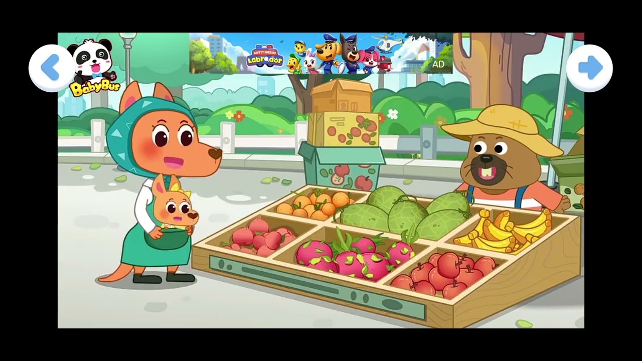 Baby Bus X Sheriff Labrador Learning Safety - YouTube