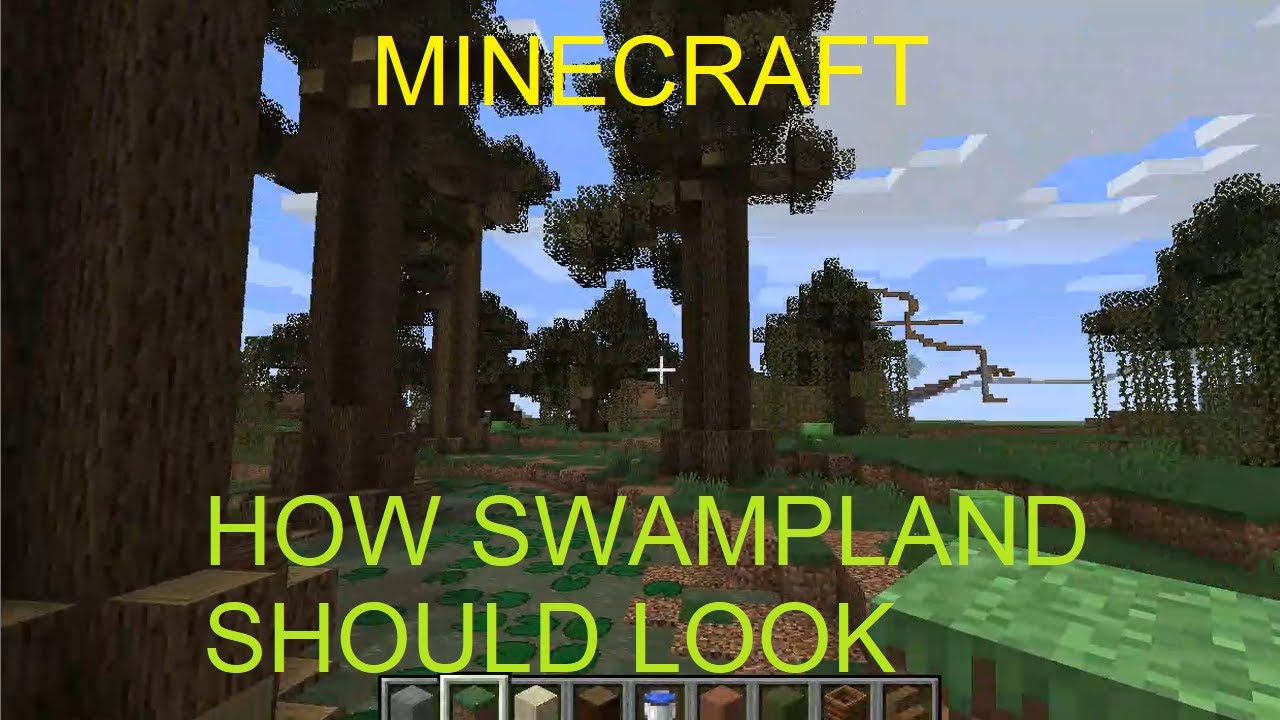 Minecraft Creative: How Biomes SHOULD Look Ep 1 - The Swamp - YouTube