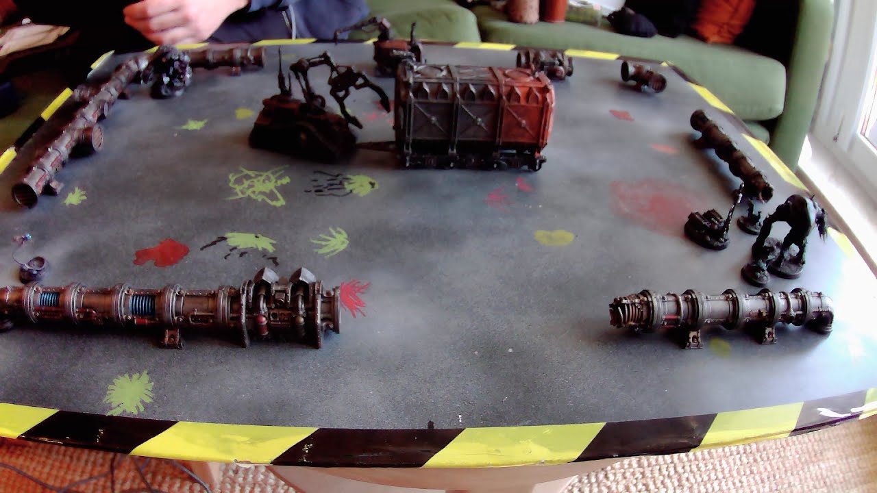 Warhammer 40k BatRep - Ambull vs. Ambot - YouTube