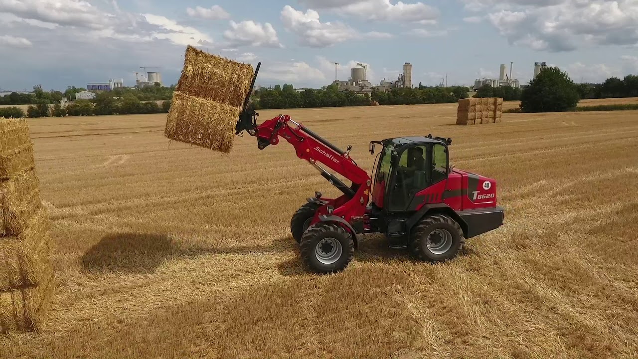 Schäffer 8620 T teleskooppikuormaaja - YouTube