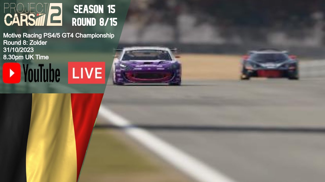 Project Cars 2 | GT4 Championship | PS4/5 | S15 - R22/45: Zolder - YouTube