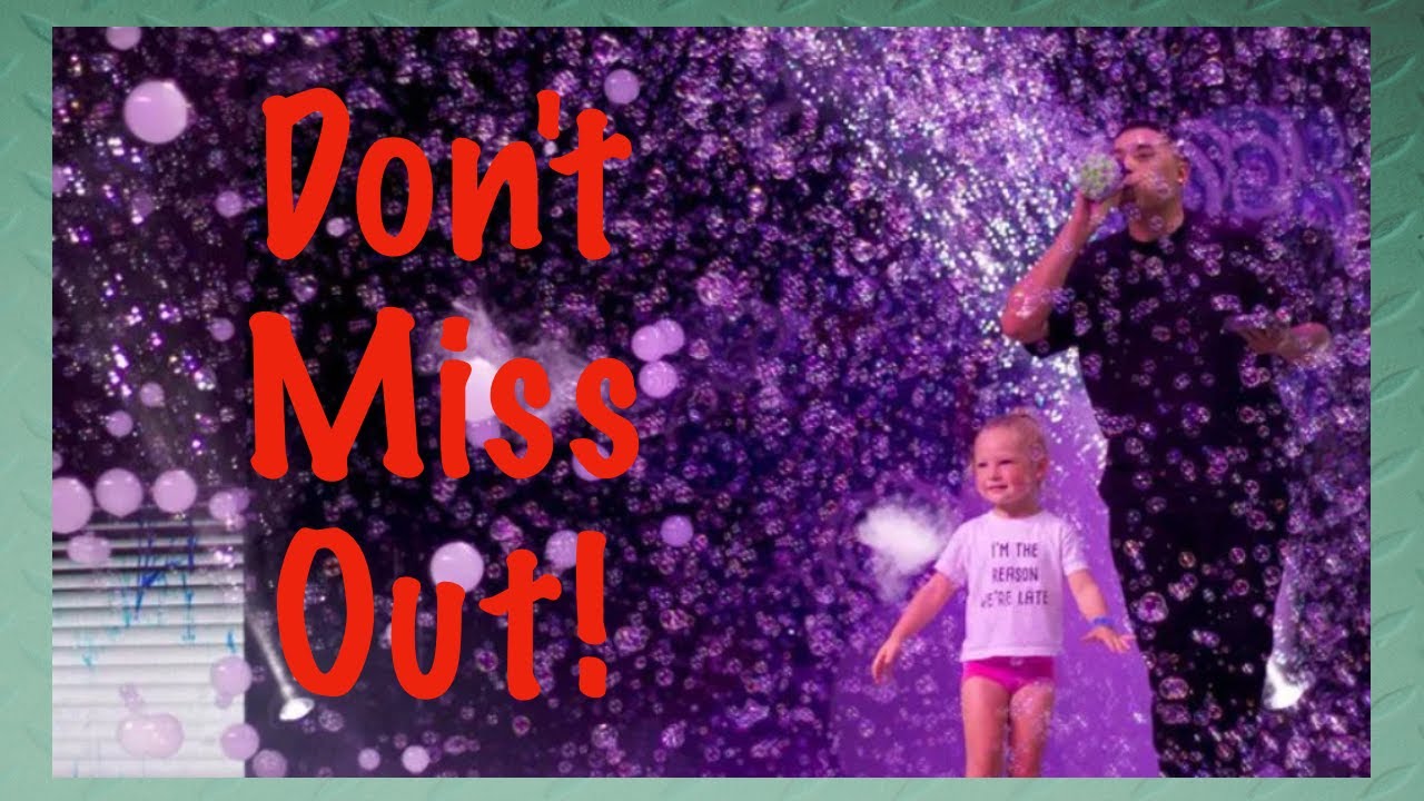 Don’t Miss It: Gazillion Bubbles Show Ending Soon - YouTube