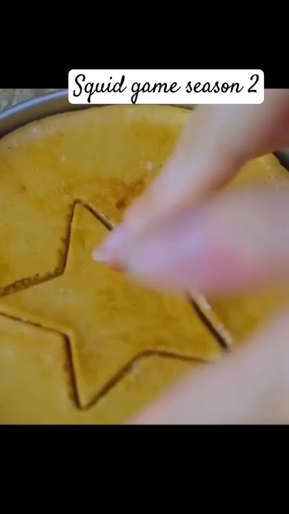 Squid game dalgona candy #squidgame #squidgamechallenge #dalgonacandychallenge #harrypotter #diy ...
