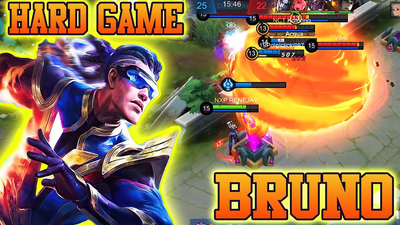 Bruno Hard Game | Bruno Pro Gameplay By RENEJAY ~MLBB - YouTube