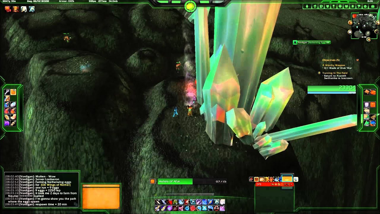 Molten WoW - Netherwing Eggs Farm - YouTube