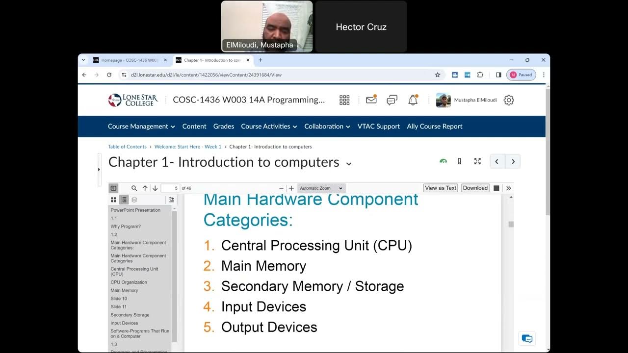 COSC 1436 Ch1 lecture - YouTube