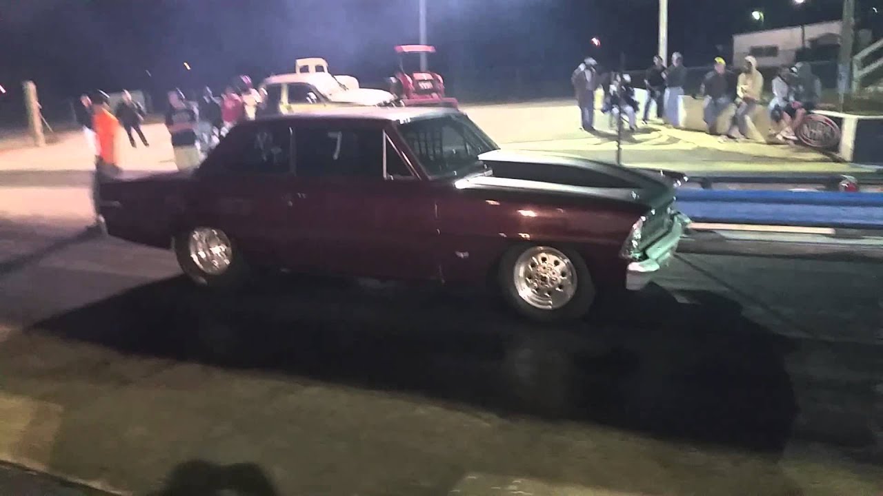 My 1967 Chevy II sb2.2 1/8 mile,last pass 12/11/15 - YouTube