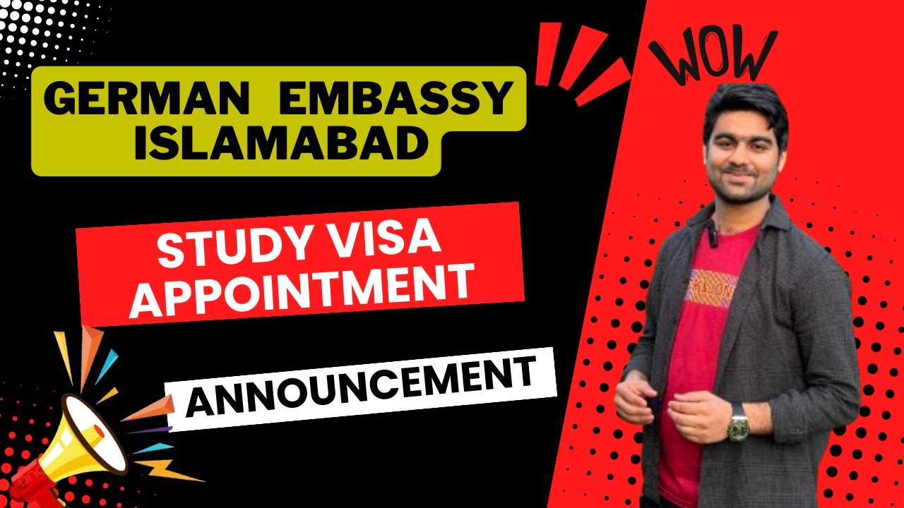 Important Announcements: German Embassy Islamabad Appointment Updates ...