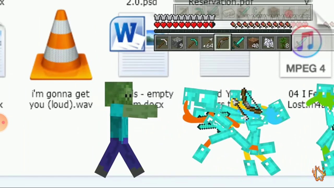 Alan Becker Minecraft vs animation - YouTube