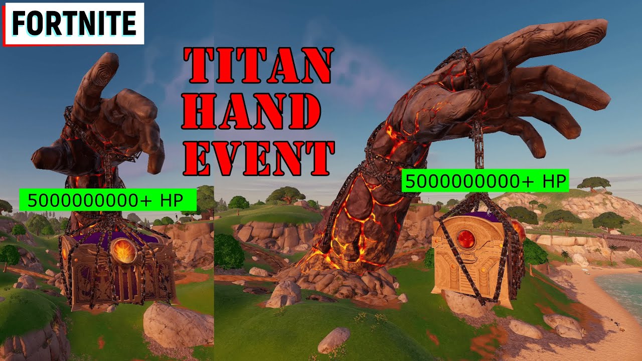 Fortnite (Kapitel 5) *TITAN HAND* Mini Live Event - YouTube