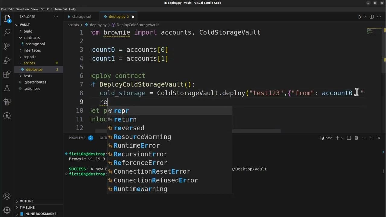 Web3 Hacking In Python 0x19 Writing Exploit Proof Of Concept Code In Brownie For Clients Youtube