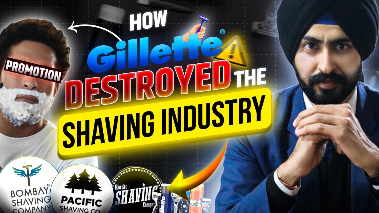 How Gillette is Destroying-Bombay Shaving Company in India | Razor King ...