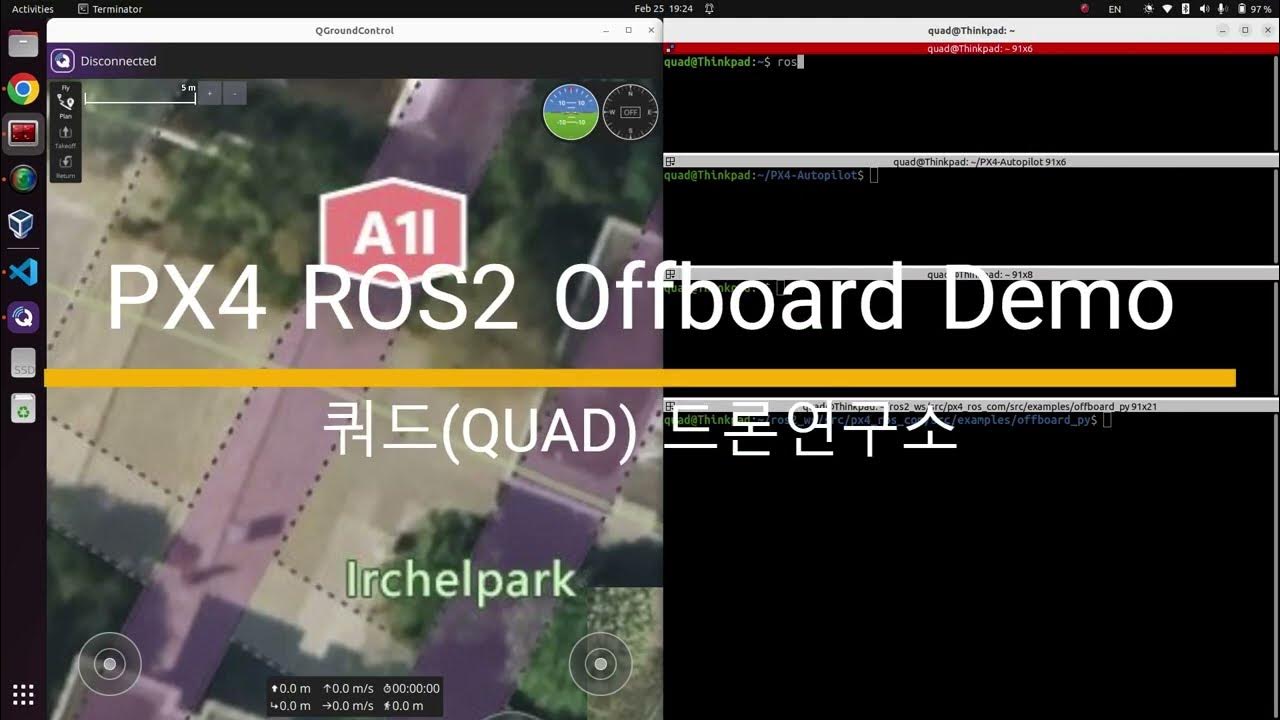 PX4 ROS2 Offboard Examples - YouTube