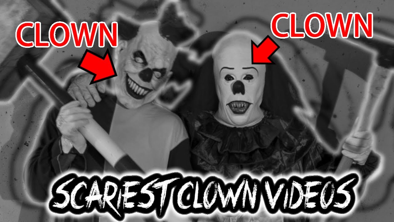 TOP 5 SCARIEST KILLER CLOWN VIDEOS 2021!! - YouTube