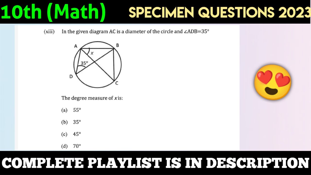 In the given diagram AC is a diameter of the circle and ADB=35 ...