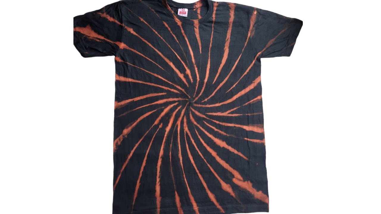 HOW TO TIE DYE: REVERSE SPIRAL - YouTube