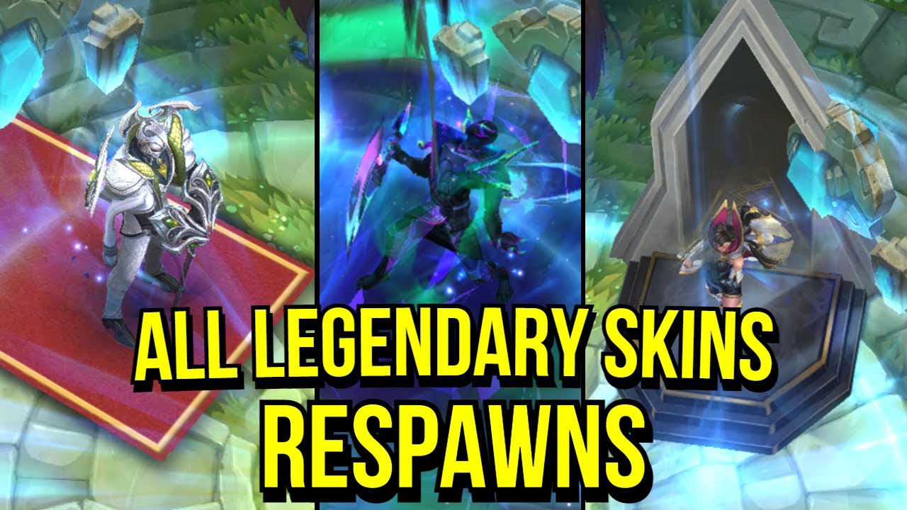 All Legendary Skins Respawn Animations 2022 | League of Legends - YouTube